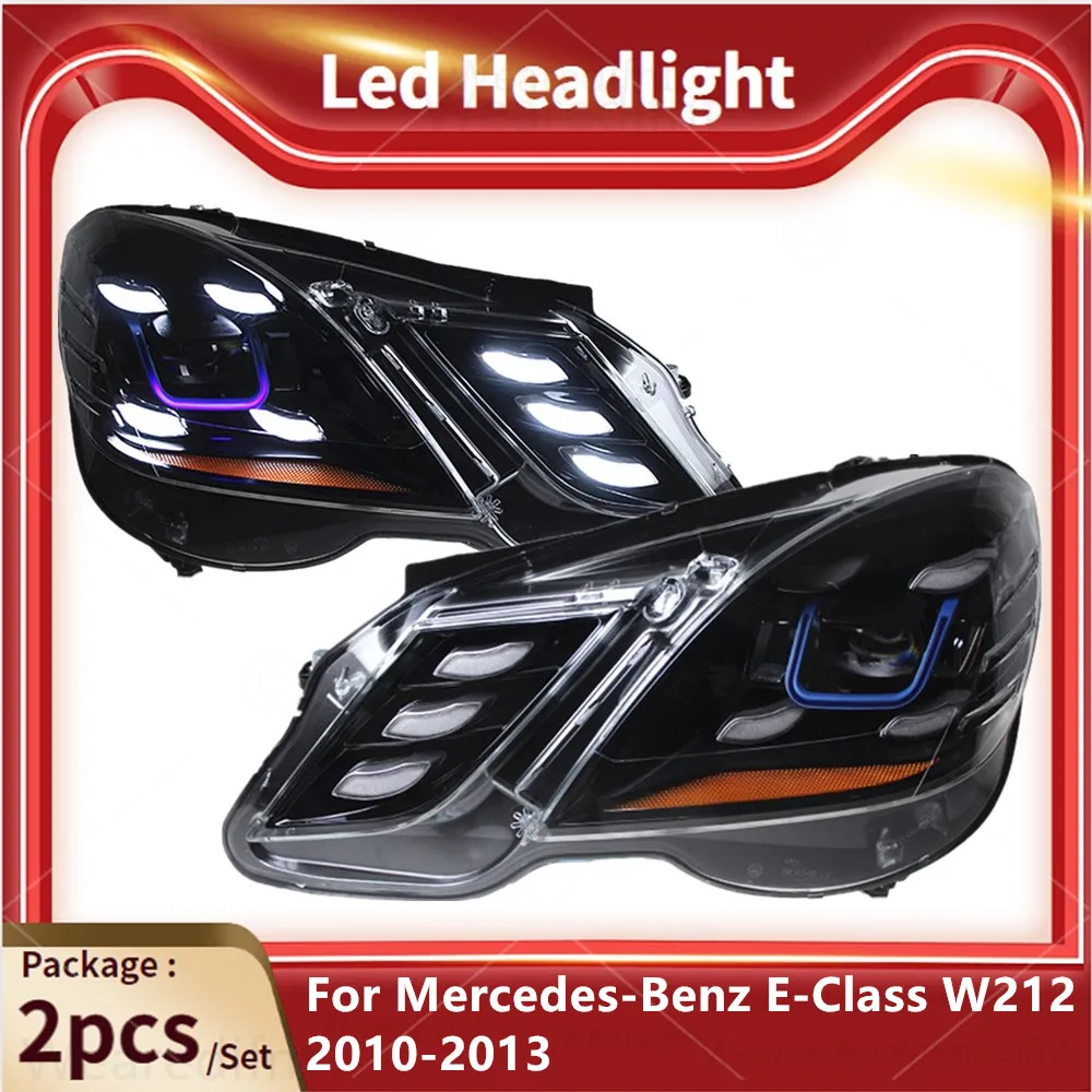 Car-LED-Headlights-For-Mercedes-Benz-W212-2010-2011-2012-2013-E-Class ...