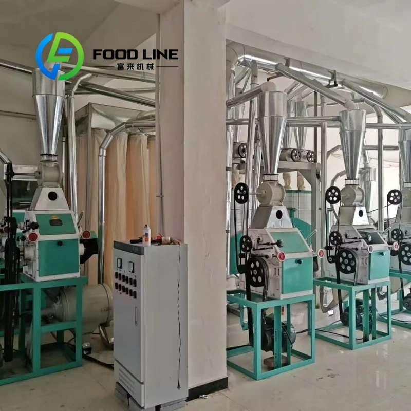 600kgs Per Hour 20ton Per Day Maize Flour Milling Machine Corn Flour ...