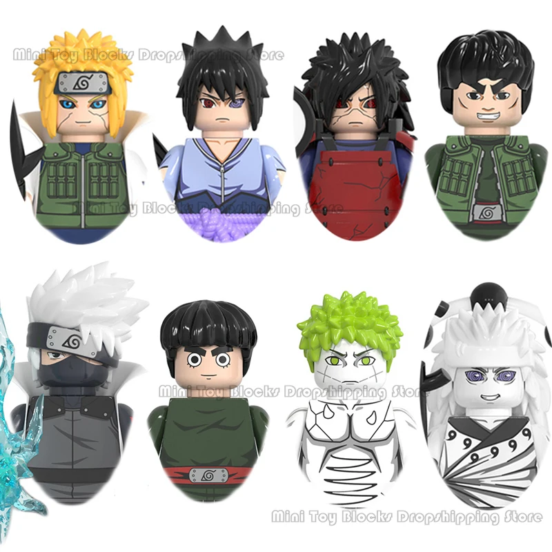 WM6109 Naruto Blocks Building blocks Madara Zetsu Might Guy Sasuke ...
