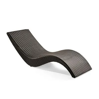 Outdoor Lying Bed Balcony Leisure Rattan Chair Outdoor Courtyard Lounge ...