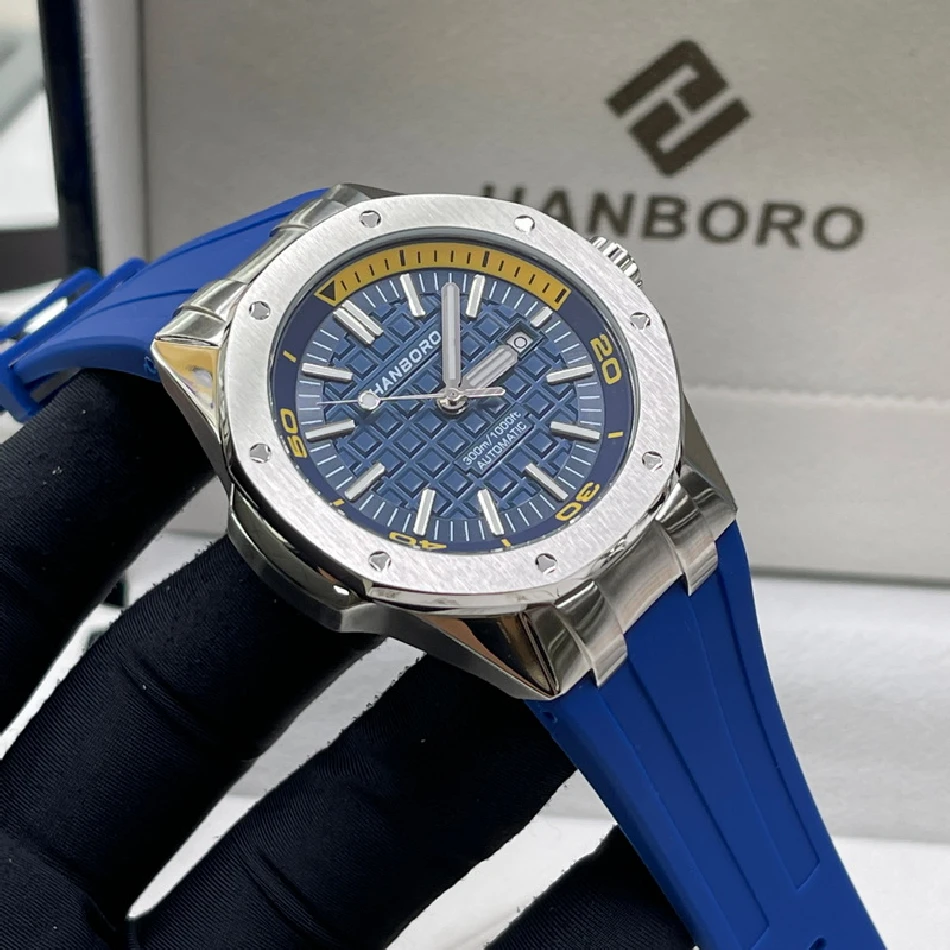 HANBORO Automatic Watch Luxury Fashion Mechanical Man Watch Sport ...