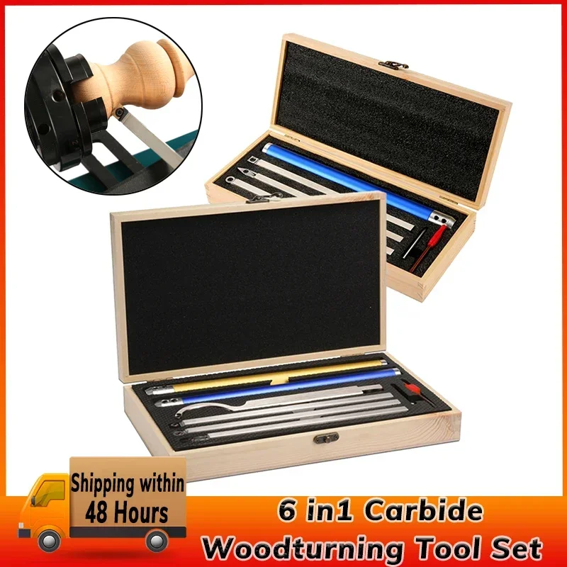 6-in1-4-in1-Wood-Turning-Tools-Set-Woodworking-Chisel-Carbide-Changing ...