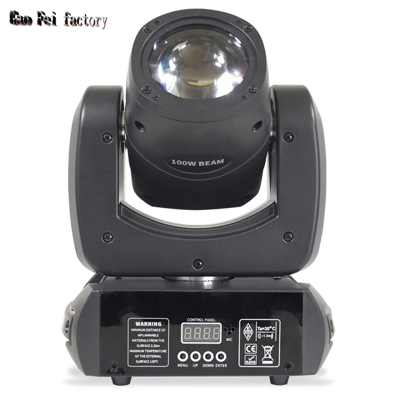 LED-Beam-100W-Moving-Head-Light-Color-Gobo-With-8-face-Prism-For-DJ ...
