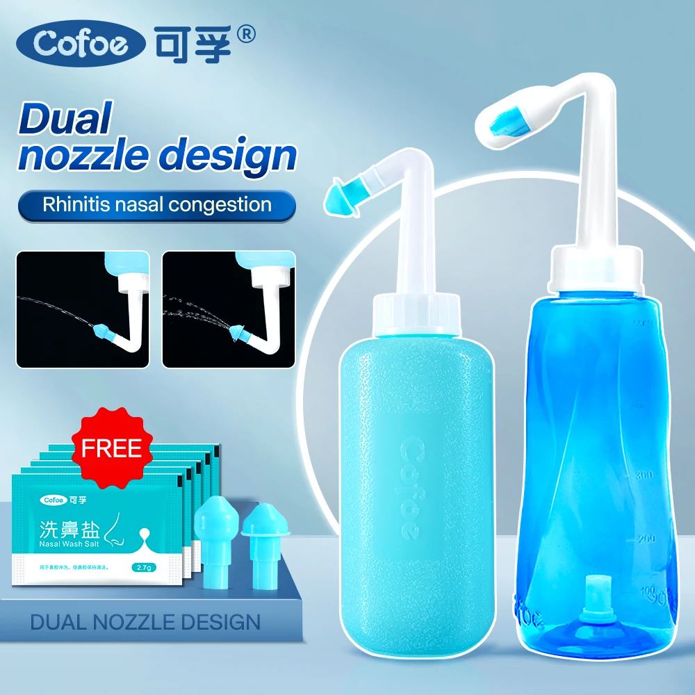 Cofoe-500ML-Nasal-Wash-Cleaning-Avoid-Sinusitis-Rhinitis-allergy-Neti ...
