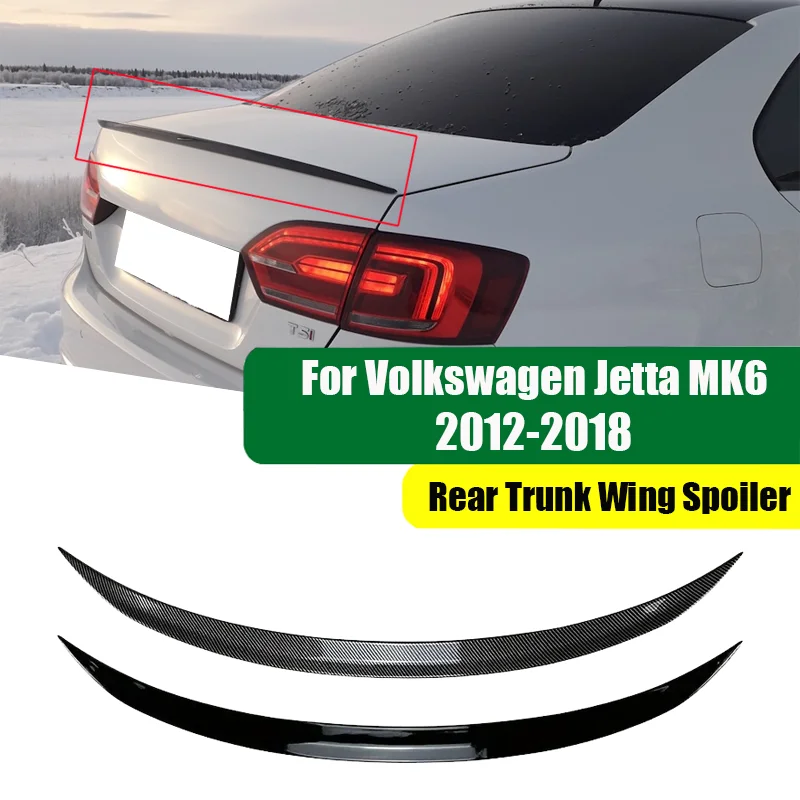 Car Rear Trunk Spoiler Wing For VW Accessories Volkswagen Jetta Sedan ...