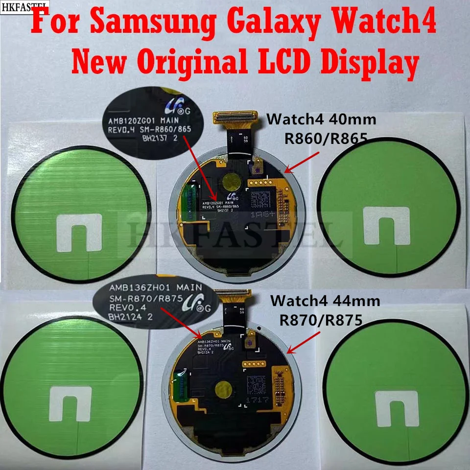 Original AMOLED Touch Screen Watch, reparação Smartwatch, display LCD ...