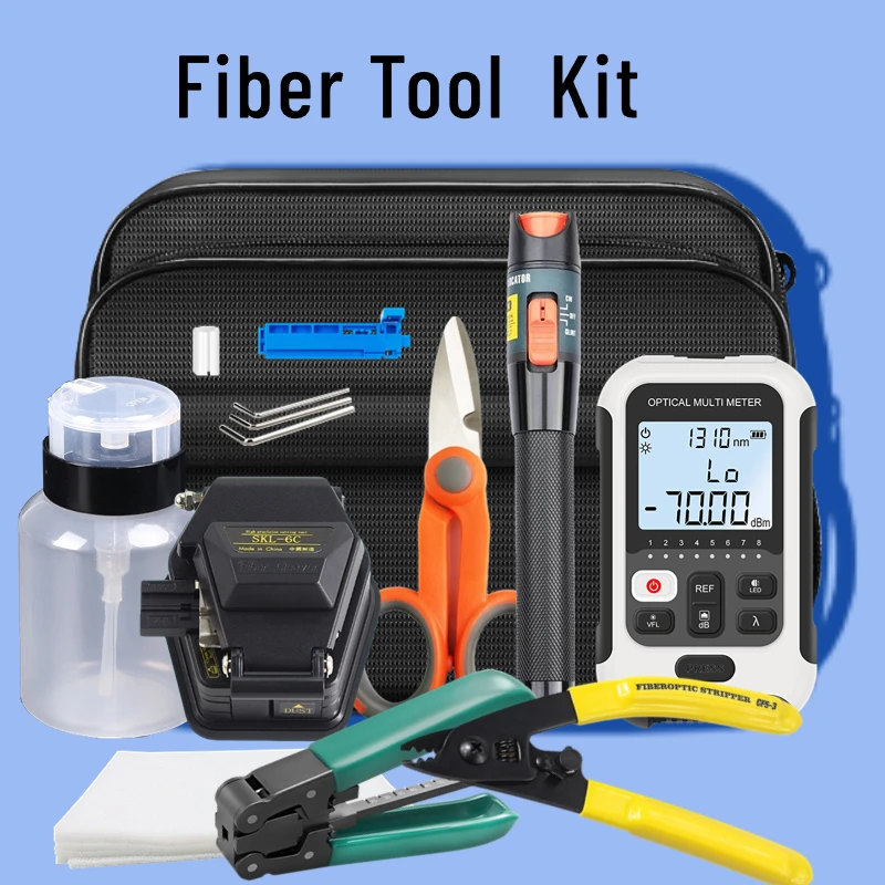 Kit-de-herramientas-de-fibra-ptica-FTTH-medidor-de-potencia-de-10-MW-de ...
