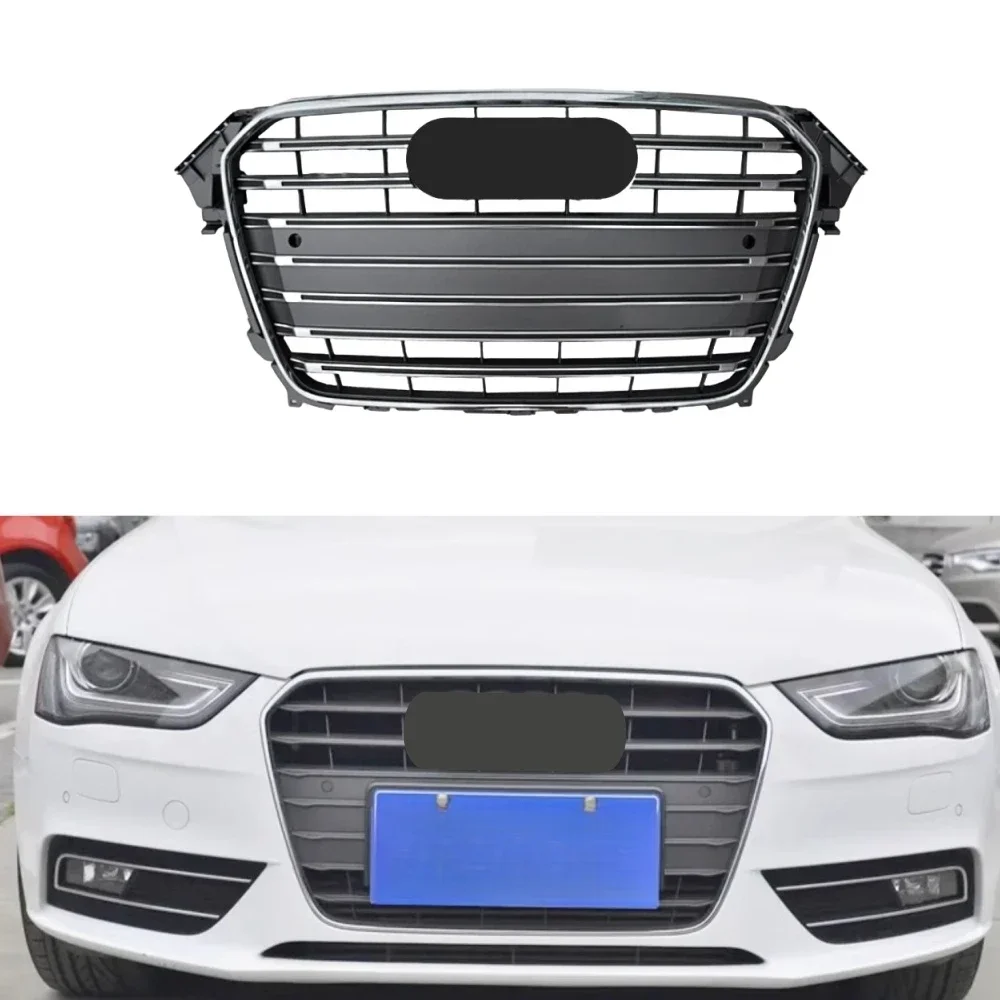 For S4 Grill Racing Grills Front Hood Grille Car Front Bumper Grill ...