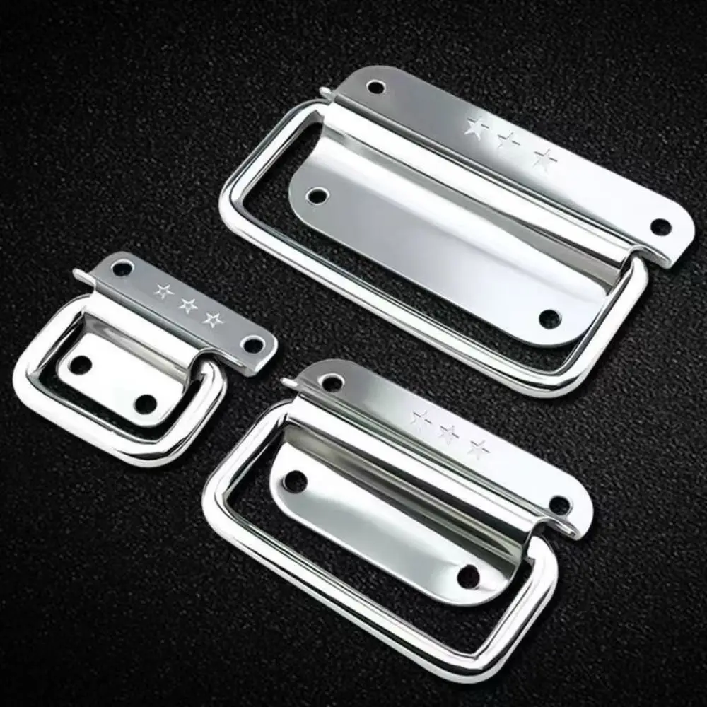 Folding-Cabinet-Drawer-Handle-Silver-Furniture-Accessories-Simple-Door ...