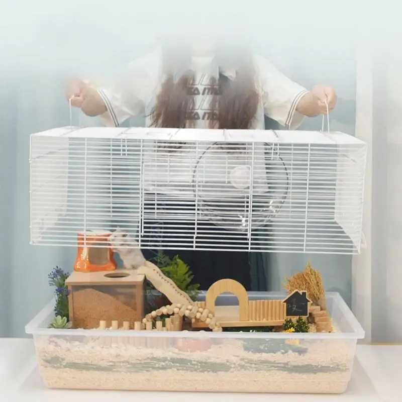 Hamster Cage Cheap And Large Villa Hamster Nest Supplies Golden Bear Special Castle 80 Basic Blind Date Cage AliExpress