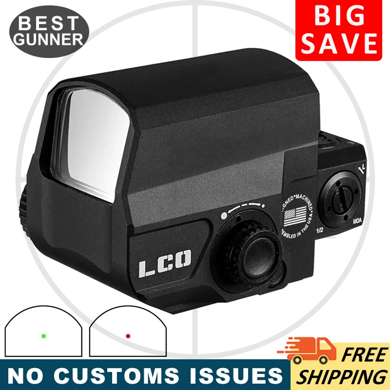 Tactical-LCO-Reflex-Red-Green-Dot-Sight-D-EVO-6X-Magnifier-CMR-W ...