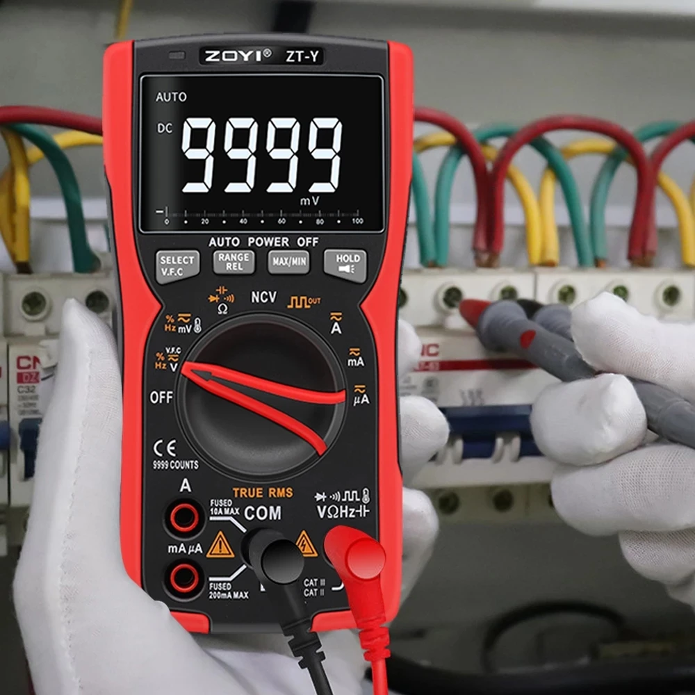 ZOYI zt y profesjonalny multimetr cyfrowy precyzyjny Auto zakres NCV ...