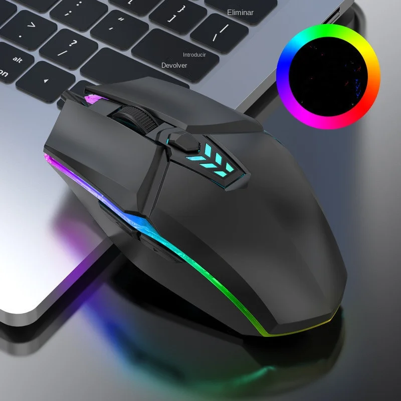 Ratón para juegos con cable, 1600 DPI, 6 botones ópticos, ratón USB con ...