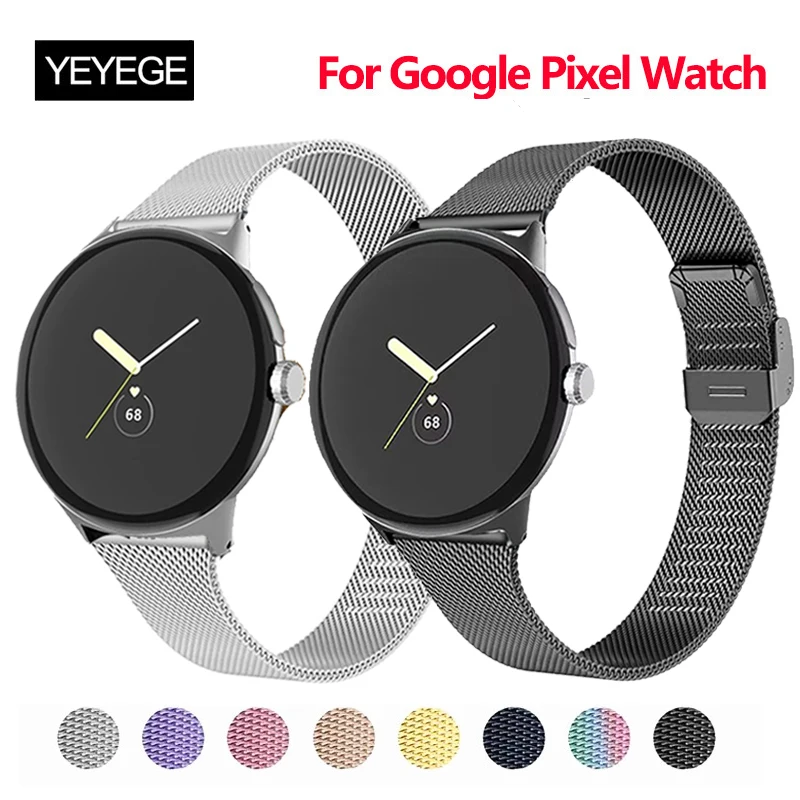 Slim-Milanese-Metal-Band-For-Google-Pixel-Watch-Strap-Smartwatch ...
