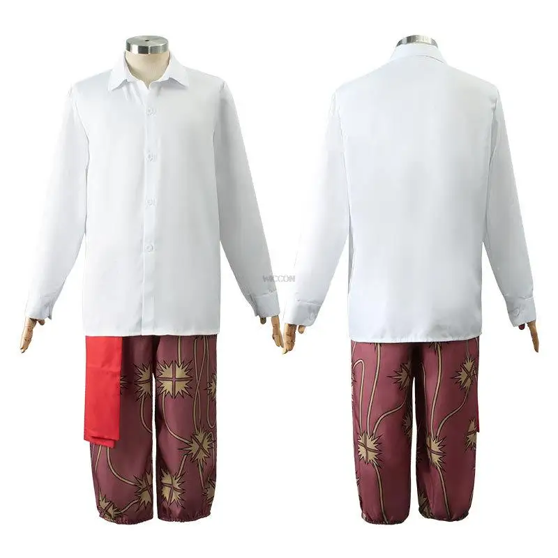 Shanks Costume - One Piece Cosplay Shirt, Pants, Cloak & Wig