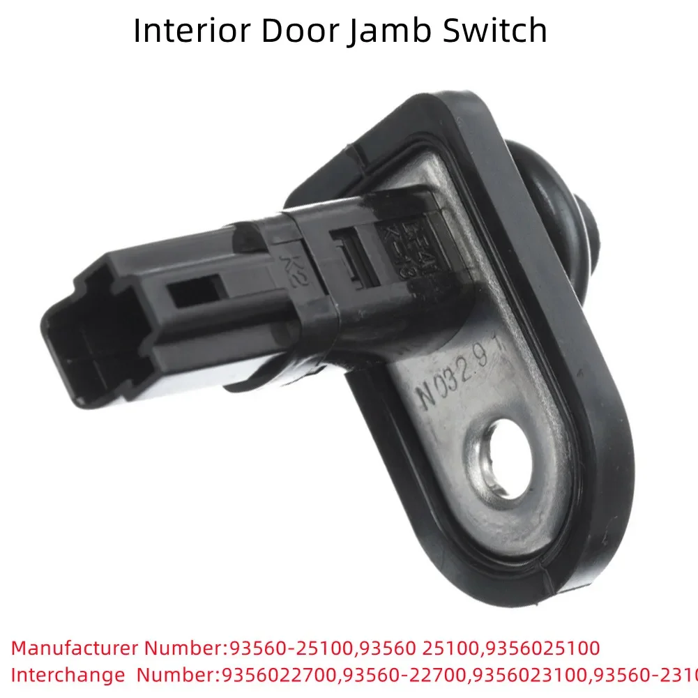 Black Car Interior Door Light Lamp Switch Vehicle Button Door Light ...