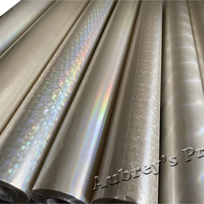 1-Roll-640mmx120M-Transparent-Holographic-Clear-Translucent-Hot ...