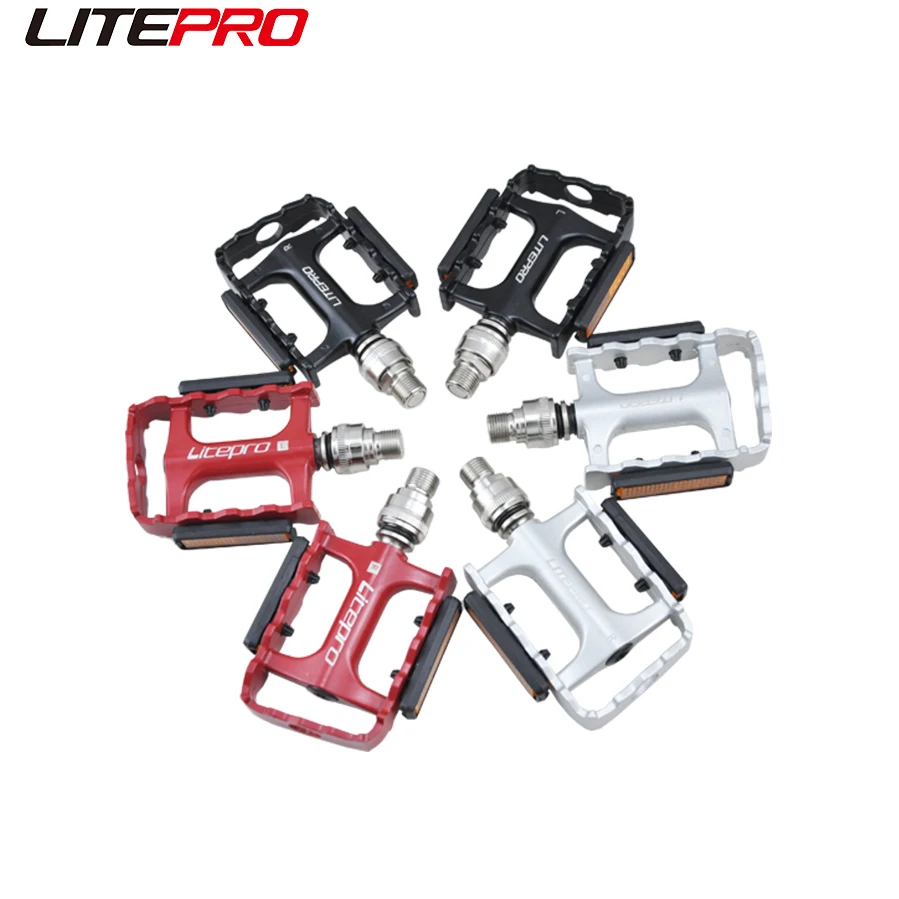 Litepro-MTB-Road-Bike-Pedals-3-Sealed-Bearing-Steel-Axle-Aluminiun ...