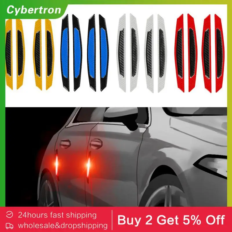 Reflective-Car-Sticker-Door-Edge-Guards-Trim-Molding-Protection-Strip ...