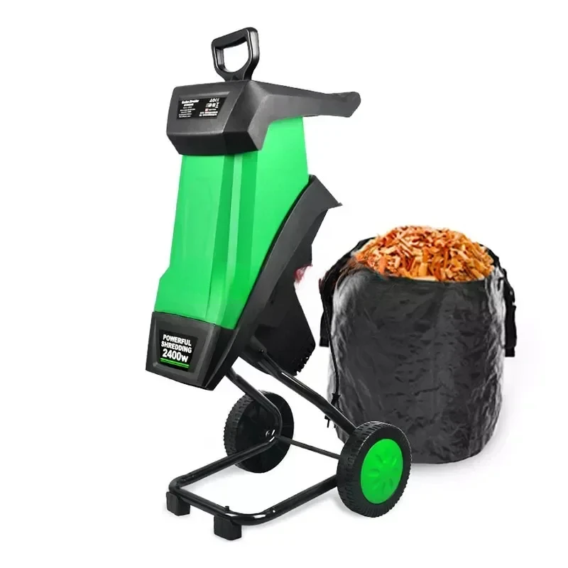 2400W-High-power-Gardening-Shredder-Leaf-Shredding-Branch-Machine-Wood ...