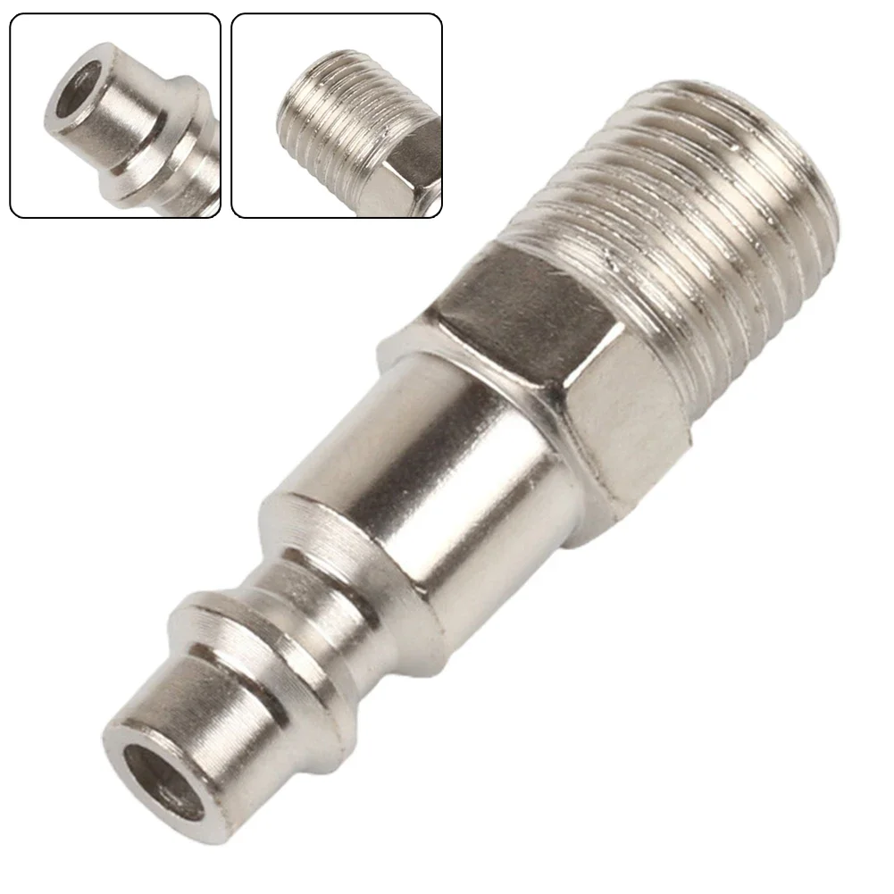 1pc-Air-Hose-Fittings-1-4-Male-Thread-Plug-Adapter-NPT-1-4-Pneumatic ...