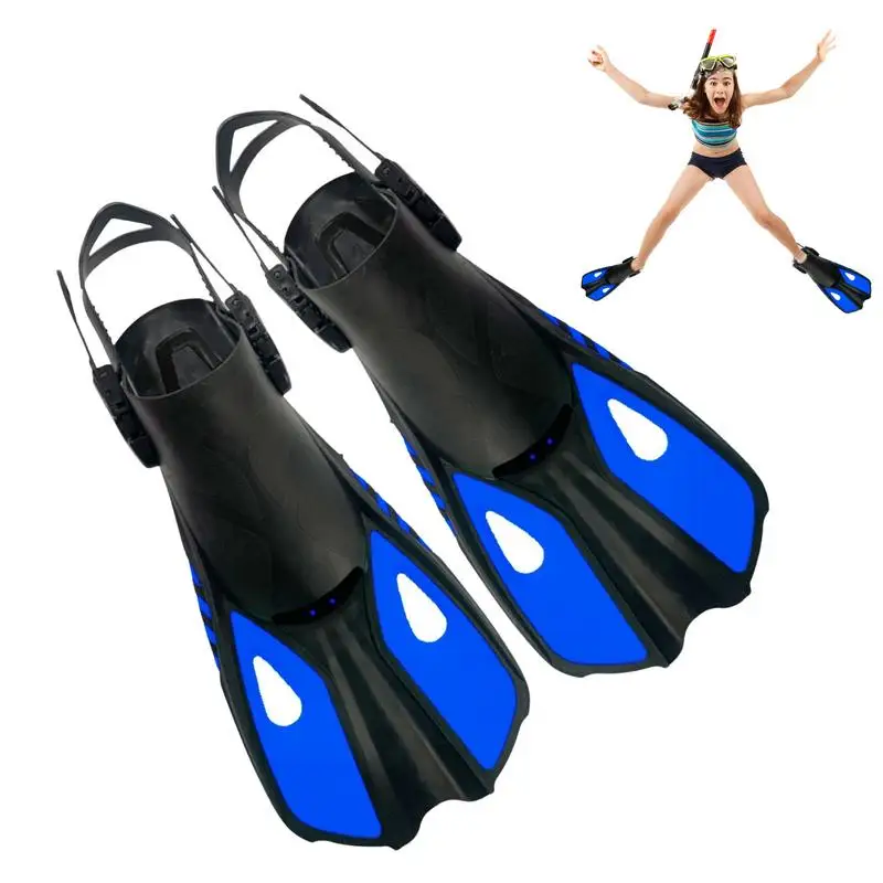 Barbatanas-de-nata-o-port-til-adulto-snorkeling-p-flippers-crian-as ...