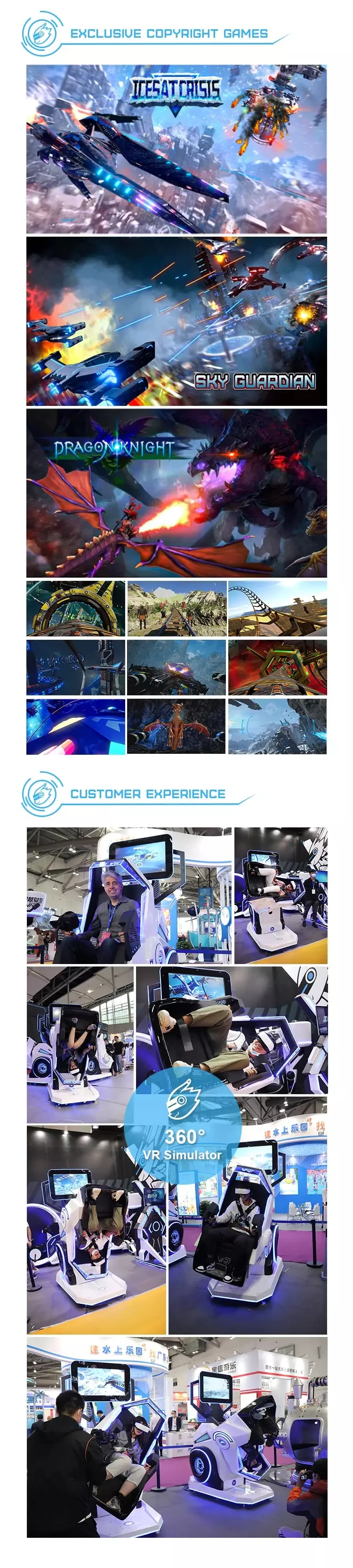 VR Shooting 360 720 Degree Rotating 9D Virtual Reality Motion Chair VR ...