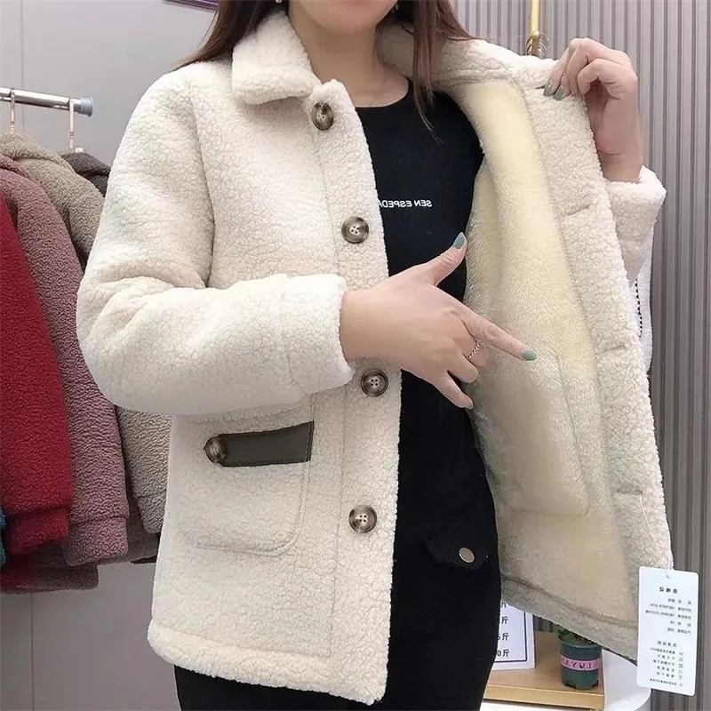 2023-New-Winter-Imitation-Lambswool-Lambswool-Jacket-Padded-Thicken ...