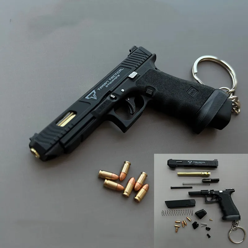 LLavero-de-pistola-Glock-G34-con-6-balas-modelo-de-pistola-de-aleaci-n ...