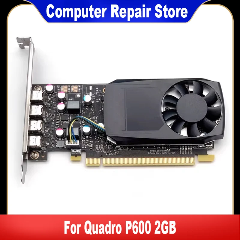 Original For Quadro P600 2GB Professional Graphics Graphics Card For ...