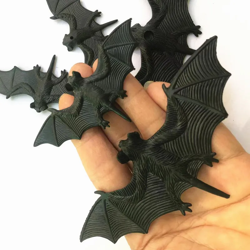 Plastic Halloween Decoration | Plastic Simulation Bat | Plastic Tricky ...