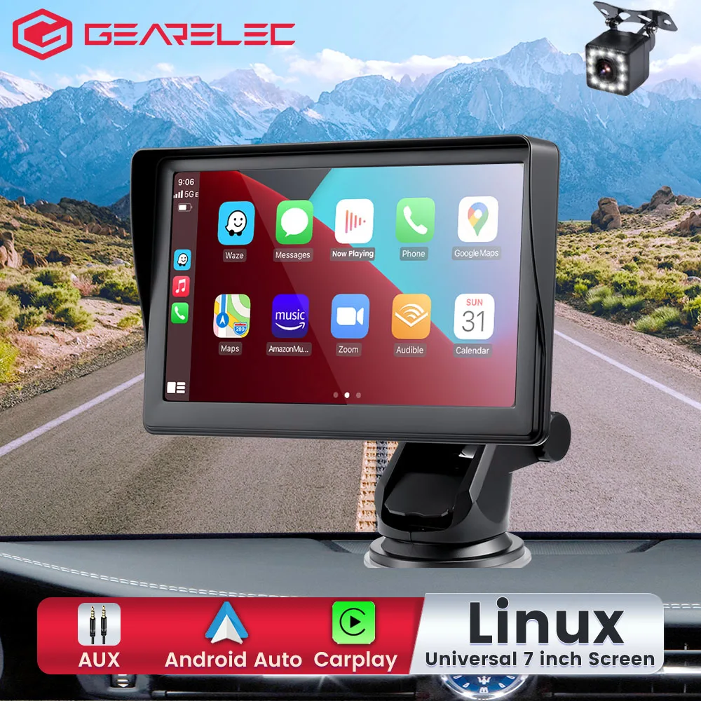 7inch-Wireless-CarPlay-Android-Auto-Car-Radio-Multimedia-Video-Player ...