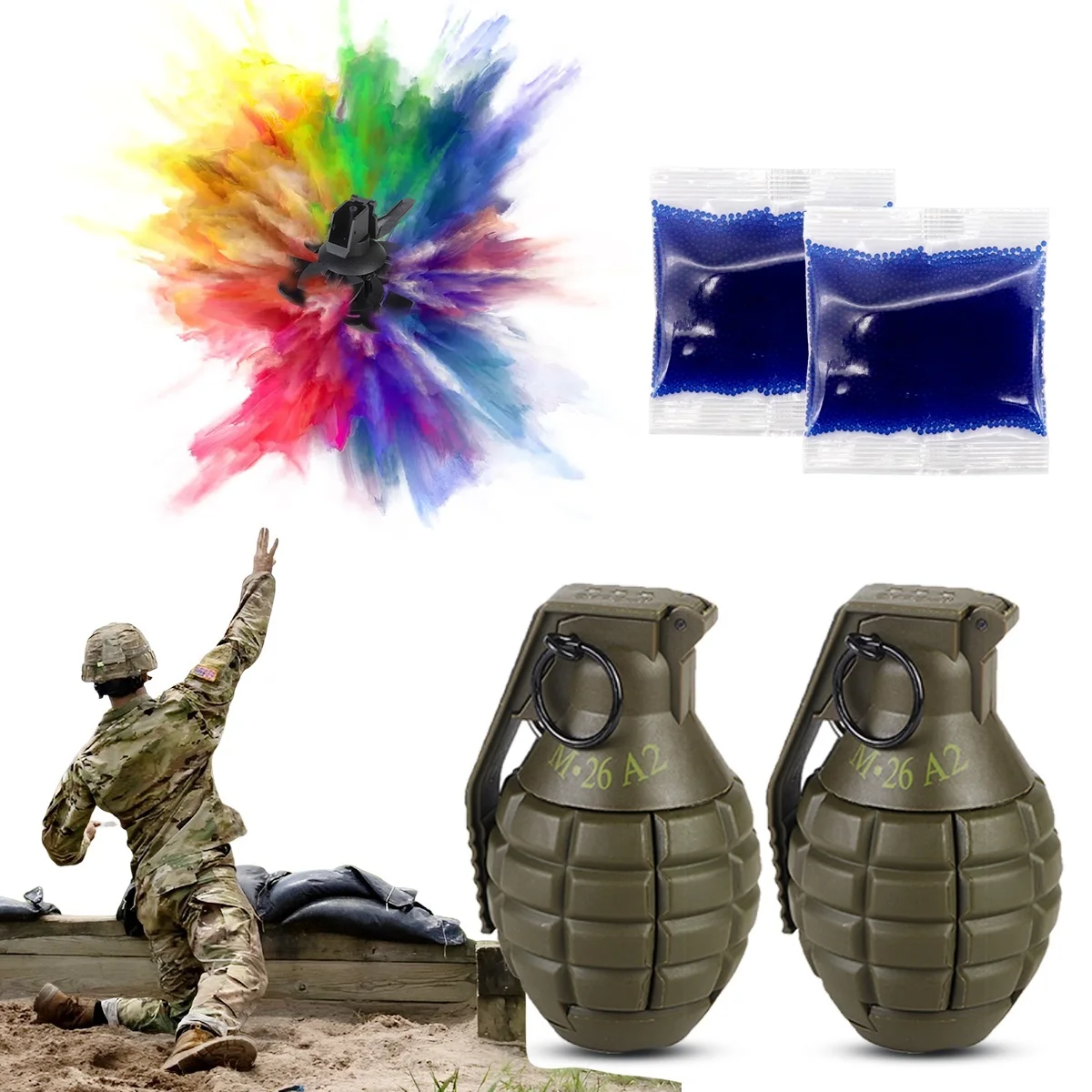 Gel-Blaster-Granada-Brinquedo-Enchimento-Bomba-De-gua-Brinquedo-Modelo ...