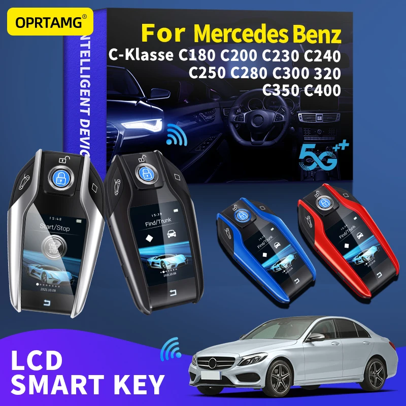 OPRTAMG Keyless Smart Key For Mercedes Benz C Klasse C180 C200 C230 ...