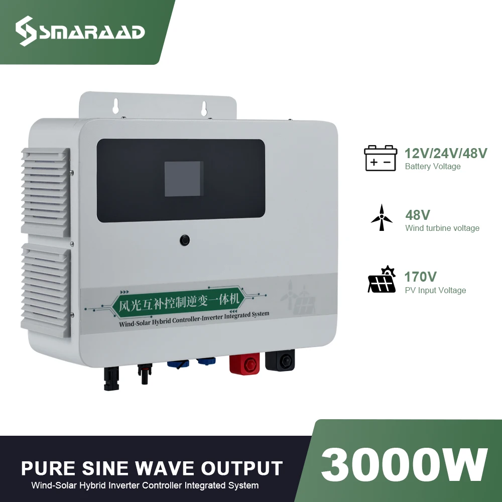 3000W Solar and Wind Off Grid Controller inverter integrated Machine ...