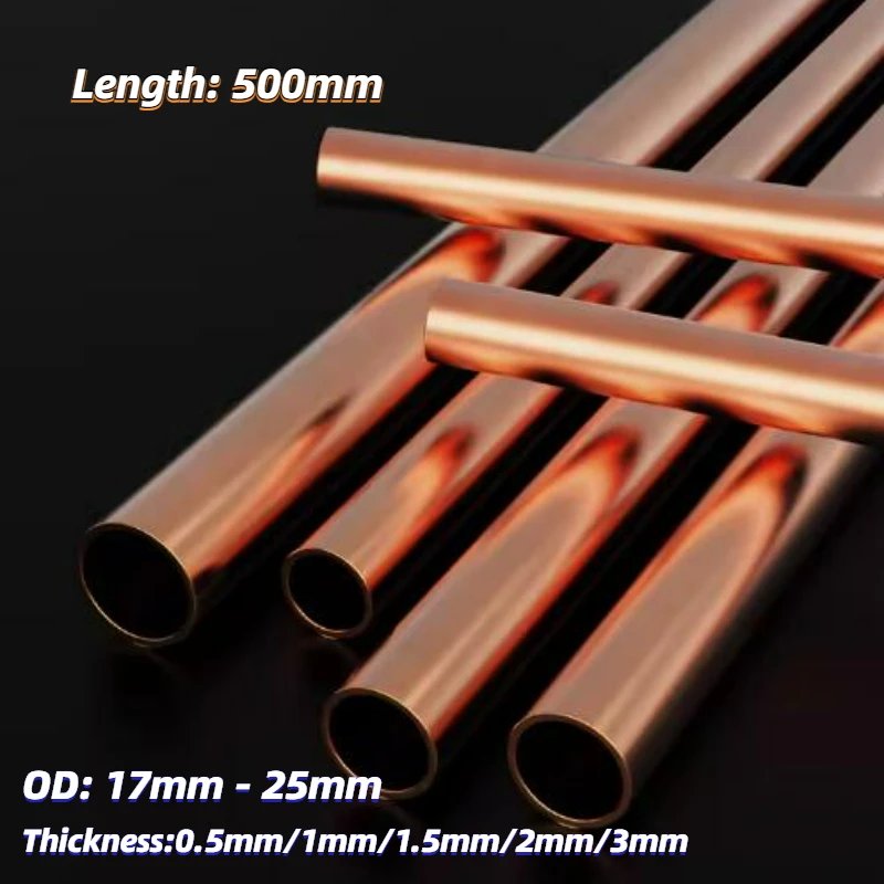 1pcs-T2-Purple-Copper-Straight-Pipe-Outer-Diameter-17-18-19-20-21-22-23 ...