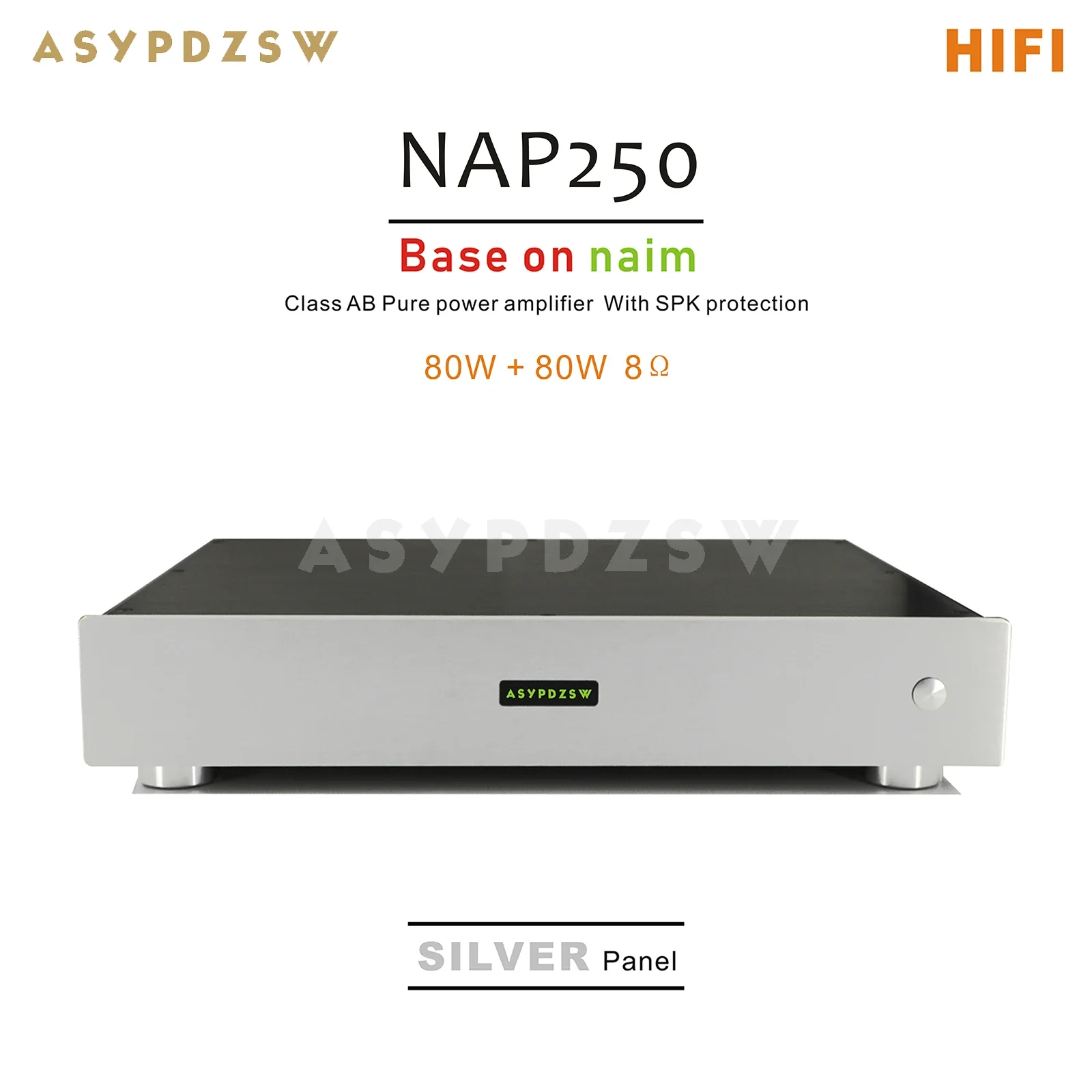 Class AB HIFI NAP250 Power amplifier Base on UK NAIM With SPK ...
