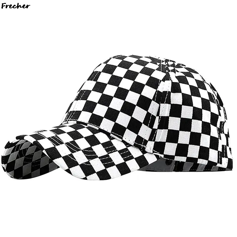 Checkerboard-Pattern-Baseball-Caps-Summer-Classic-Trucker-Hat-for-Women ...