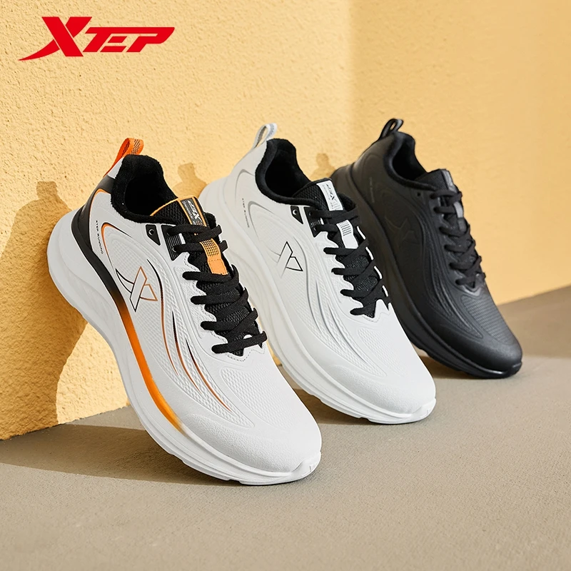 Xtep Running Shoes For Men Winter Stability Cushioning Lace Up Sports ...
