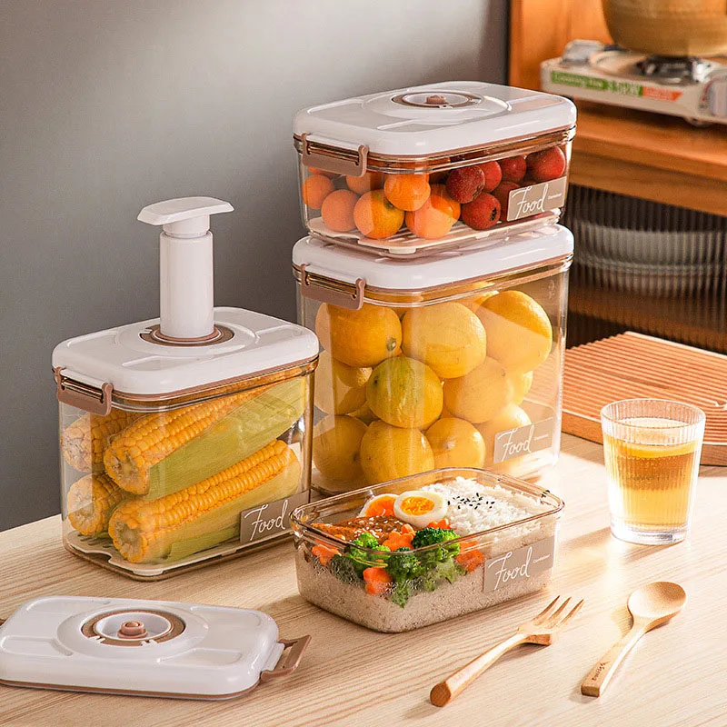 Transparent-Vacuum-Sealed-Food-Fresh-Keeping-Box-Large-Capacity-Coffee ...