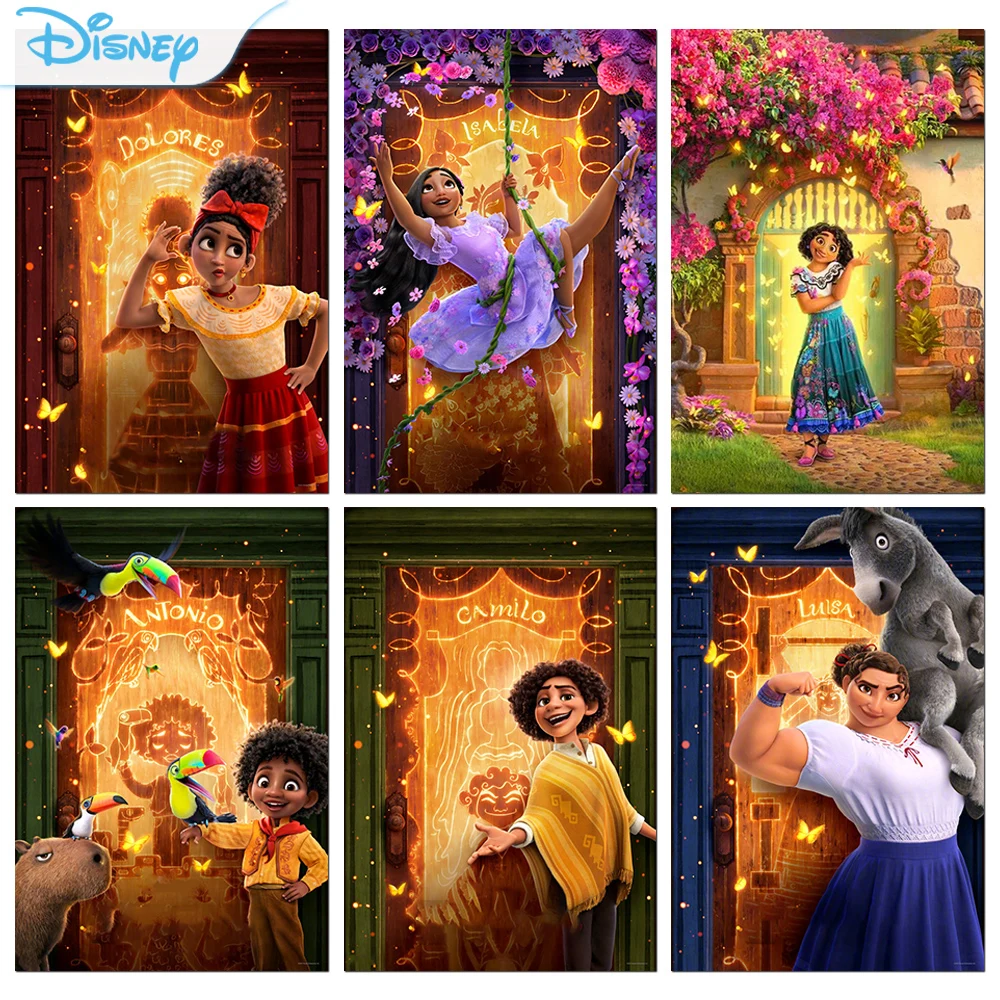 Disney-Diamond-Painting-Encanto-Movie-Poster-Cartoon-DIY-Wall-Art-Fairy ...