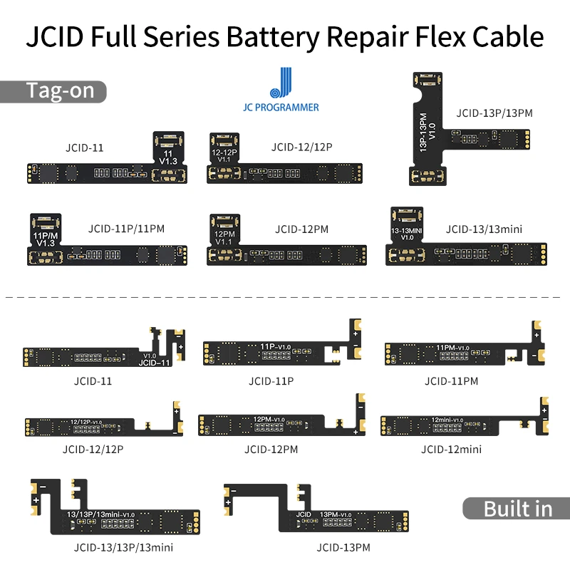 Jcid V1se Battery Repair Board Flex Cable For Phone 11-13 Pro Max ...