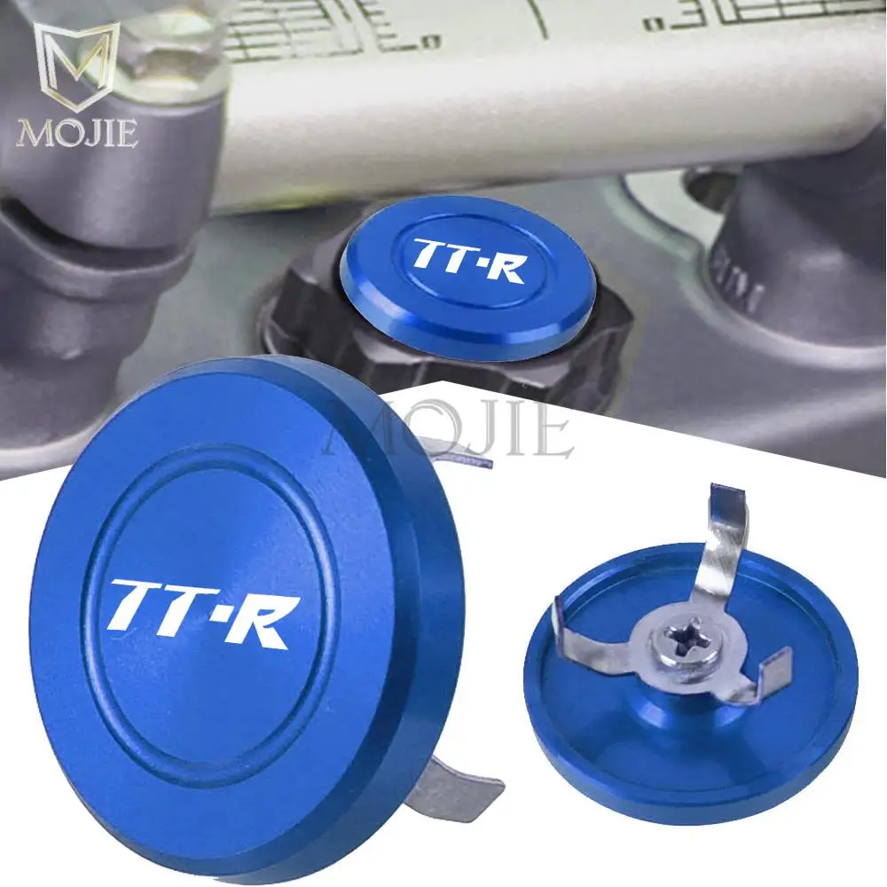 CNC-Aluminum-Motorcycle-Handlebar-Fork-Stem-Top-Cap-Decoration-Cover ...