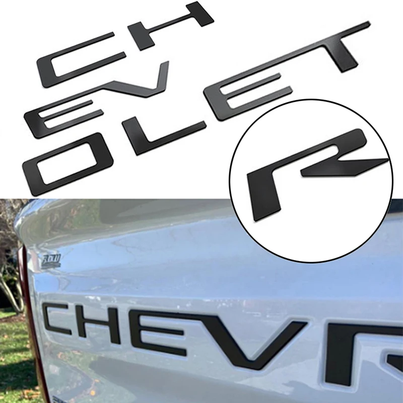 Car-Tailgate-Inserts-Letters-3D-Raised-Rear-Emblems-Decal-Stickers-3M ...
