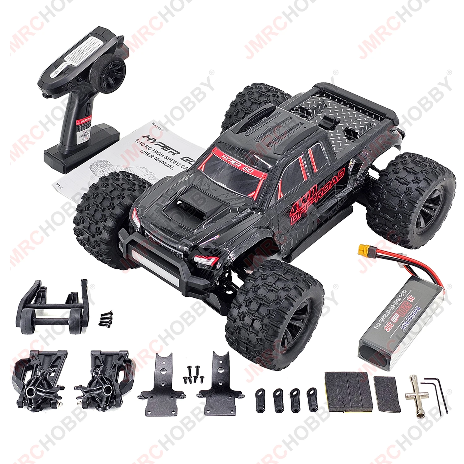 Hyper-Go-10208-Brushless-Vehicle-Truck-Come-with-3S-5200mAh-Lipo ...