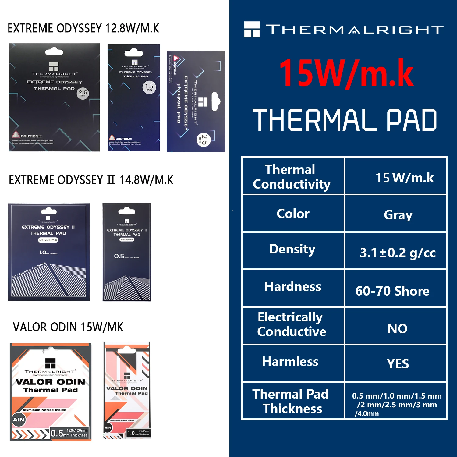 Thermalright Odyssey Thermal Pad Heat Dissipation Silicone Pad Cpu/gpu ...