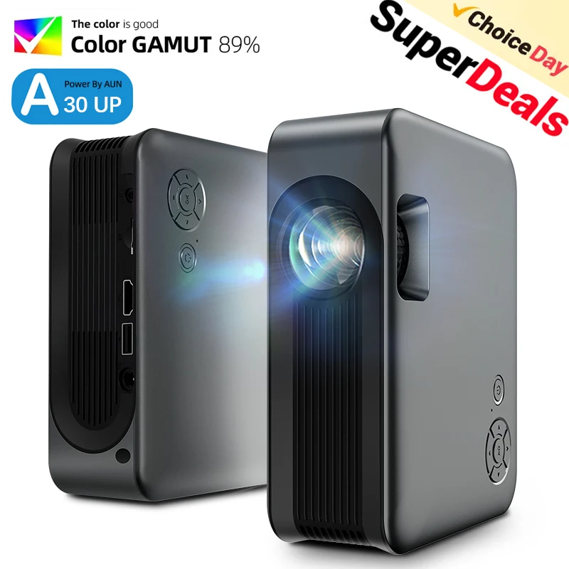 AUN-A30-Upgraded-Portable-Projector-LED-Home-Theater-Projector-Mini ...