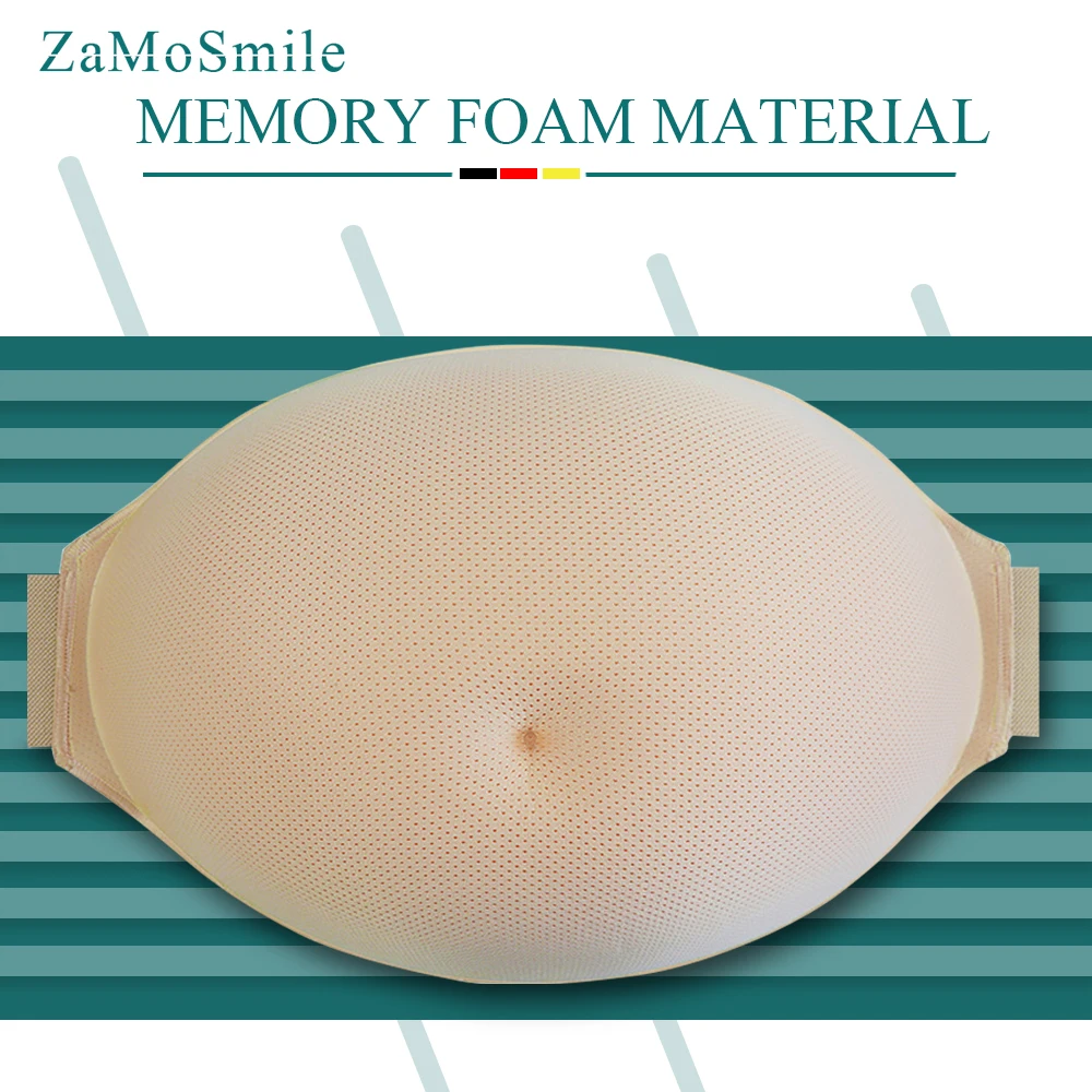 Artificial Fake Belly Prosthesis Sponge Pregnancy Light Breathable Fake ...