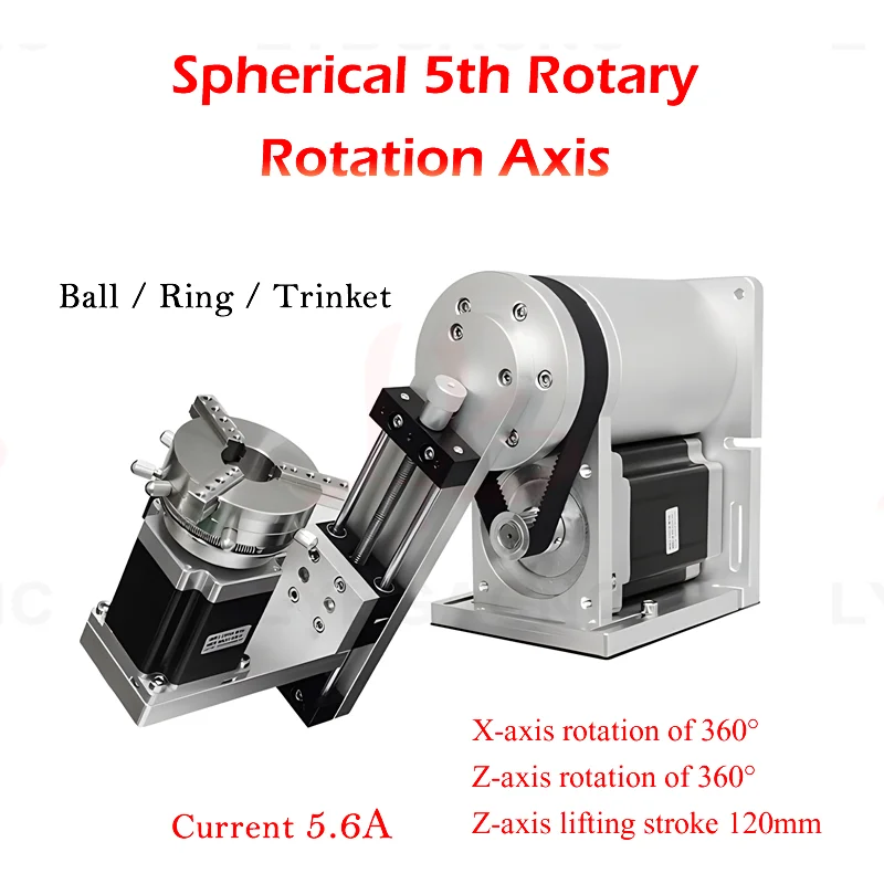 Spherical-5th-Rotary-Rotation-Axis-For-LY-Fiber-Co2-Laser-Welding ...