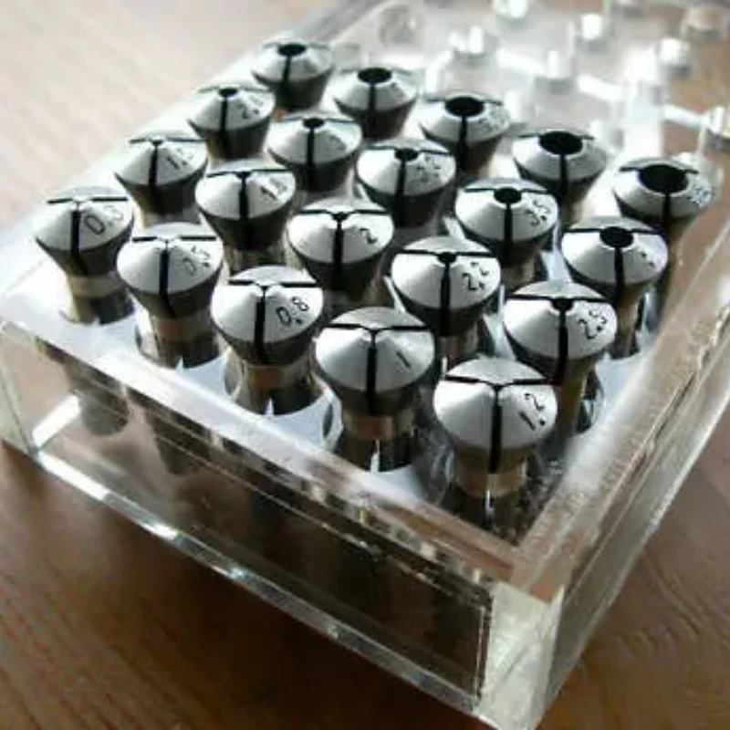20-pcs-Spring-Collets-Collet-for-8mm-Watchmaker-lathe-C6104-High-carbon ...